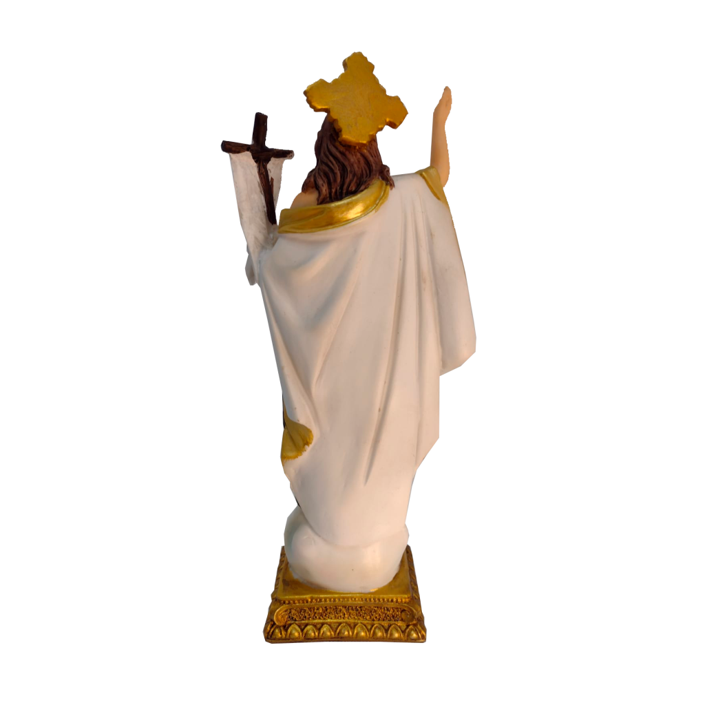 Imagem Sacra Em Resina De Jesus Cristo Ressuscitado